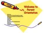 PPT - Welcome to Parent Orientation PowerPoint Presentation, free ...