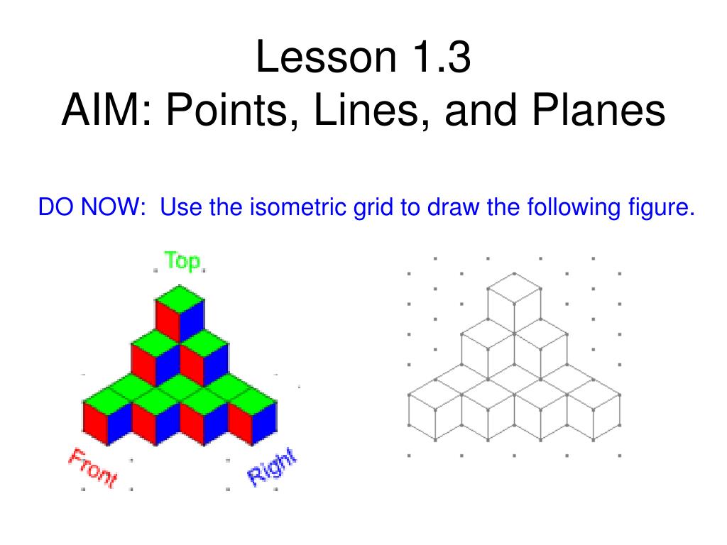 PPT - Lesson 1.3 AIM: Points, Lines, and Planes PowerPoint Presentation ...