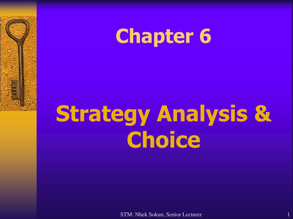 PPT - Chapter 6 Strategy Analysis & Choice PowerPoint Presentation - ID:6072761