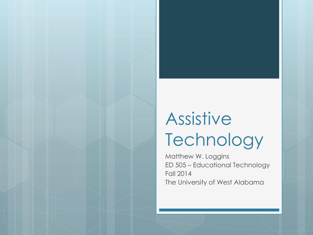 PPT - Assistive technology PowerPoint Presentation, free download - ID ...