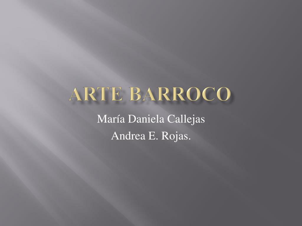 PPT - ARTE BARROCO PowerPoint Presentation, free download - ID:6073679