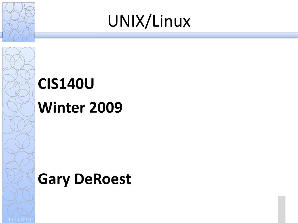 PPT - UNIX/Linux PowerPoint Presentation, free download - ID:6075930
