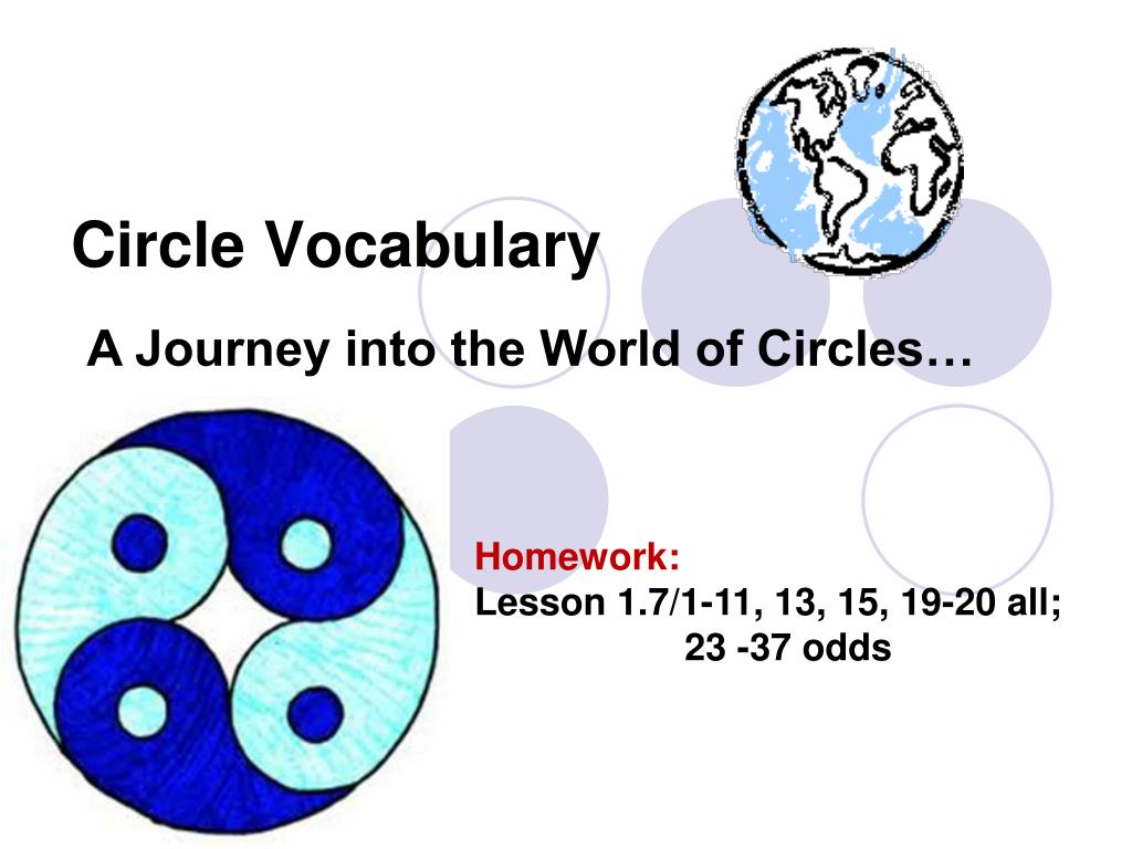 PPT - Circle Vocabulary PowerPoint Presentation, free download - ID:6077350