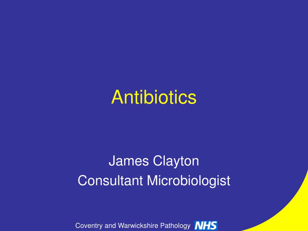 PPT - Antibiotics PowerPoint Presentation, free download - ID:6081127