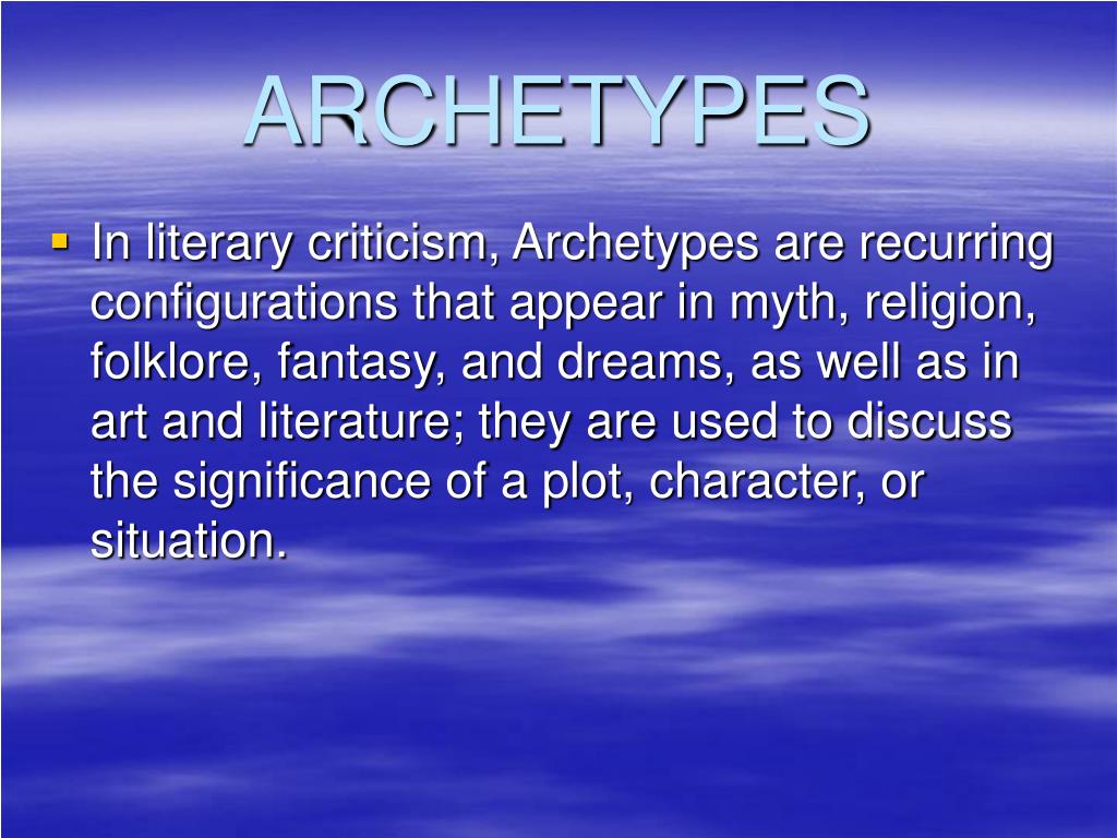 PPT - ARCHETYPES PowerPoint Presentation, free download - ID:6086047