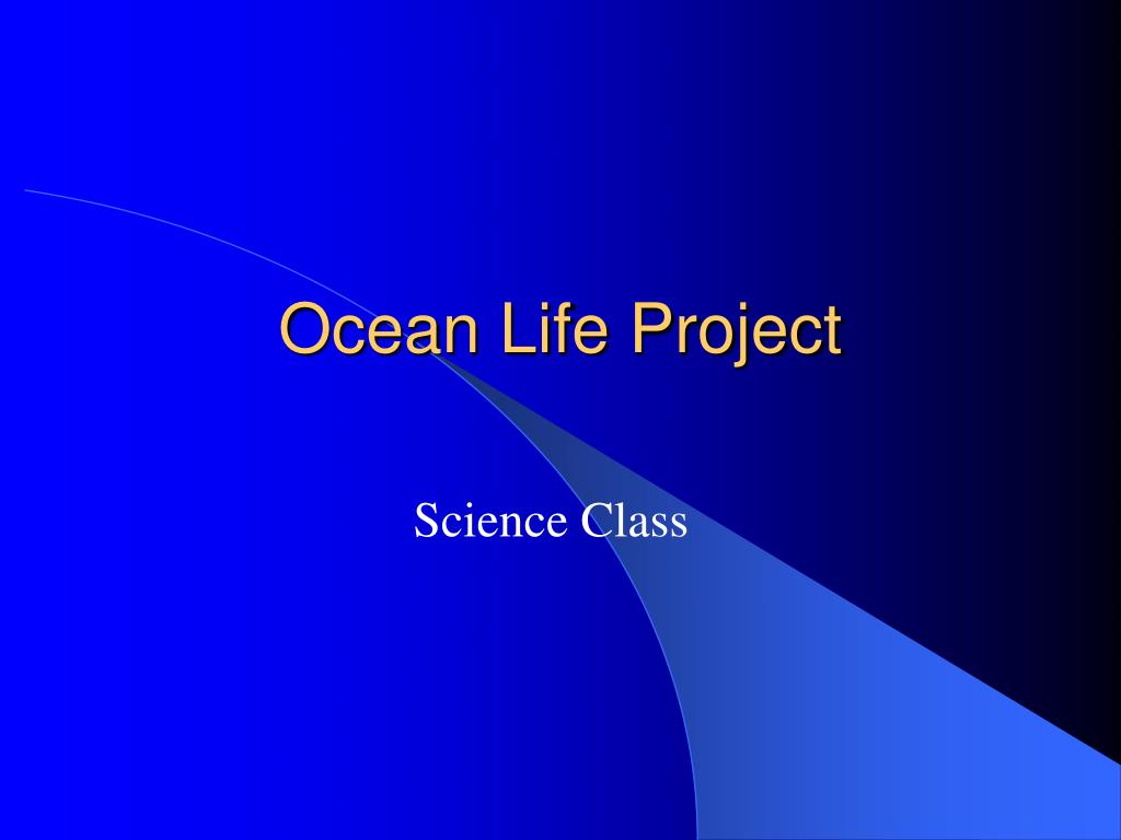 PPT - Ocean Life Project PowerPoint Presentation, free download - ID ...