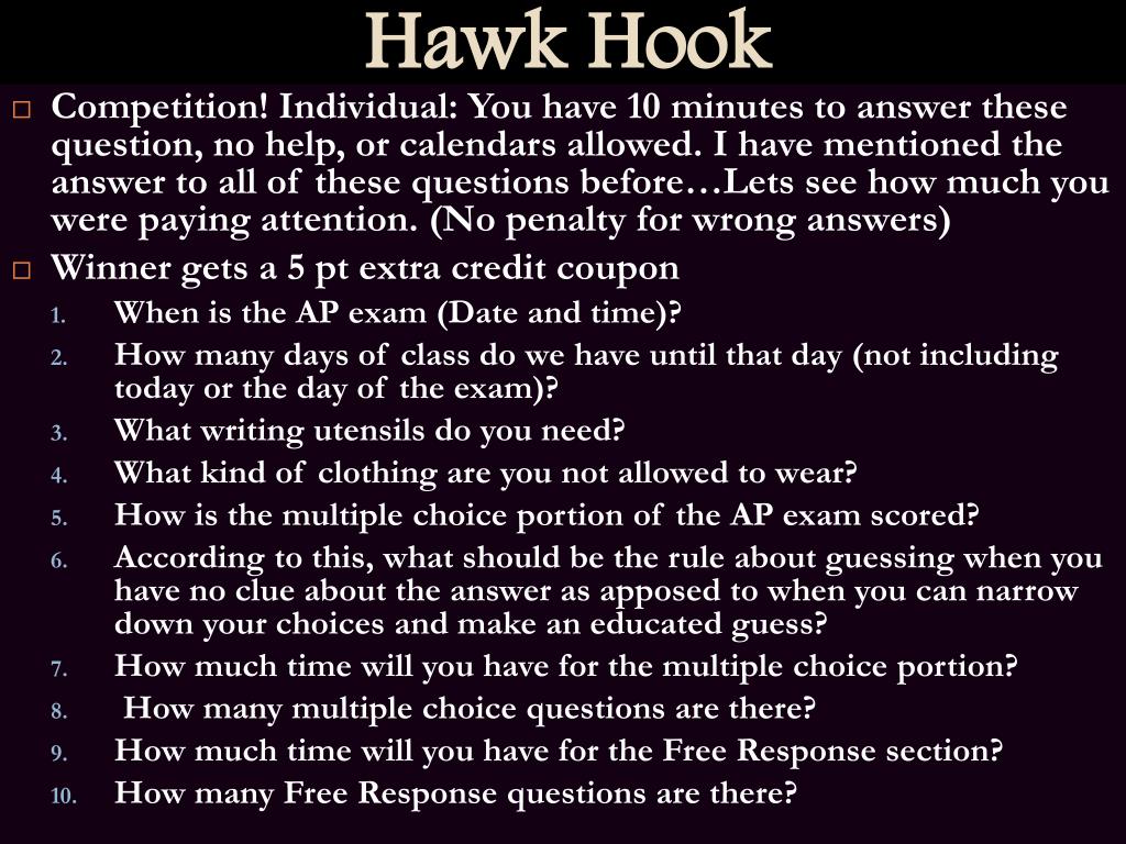 PPT - Hawk Hook PowerPoint Presentation, free download - ID:6089981