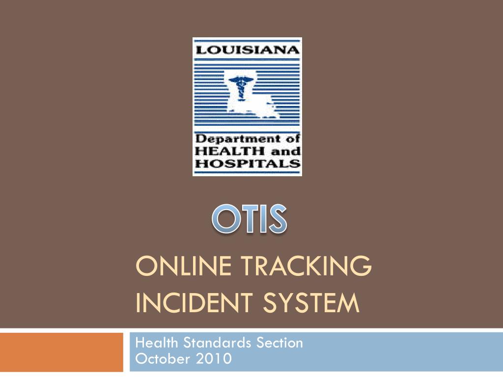 PPT - Online Tracking Incident System PowerPoint Presentation, free ...