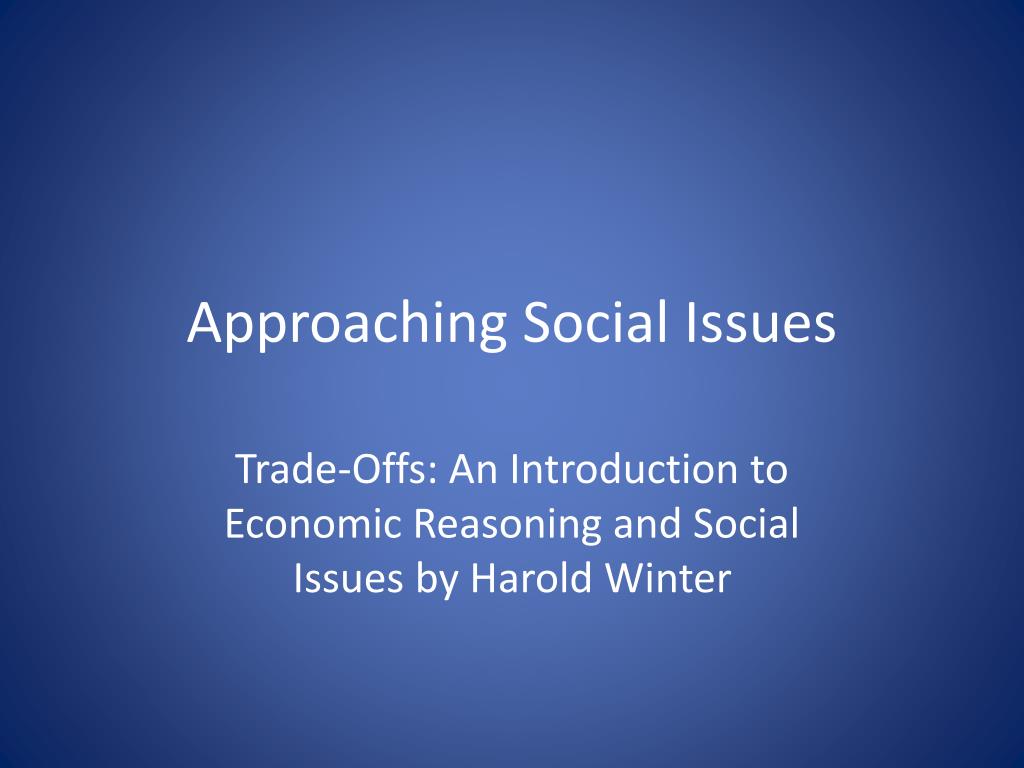 PPT - Approaching Social Issues PowerPoint Presentation, free download ...