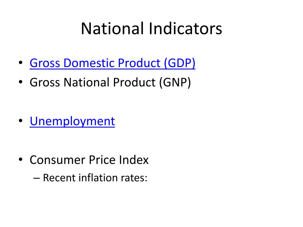 PPT - National Indicators PowerPoint Presentation, free download - ID ...