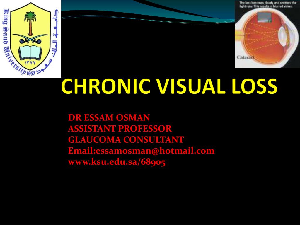 PPT - CHRONIC VISUAL LOSS PowerPoint Presentation, free download - ID ...