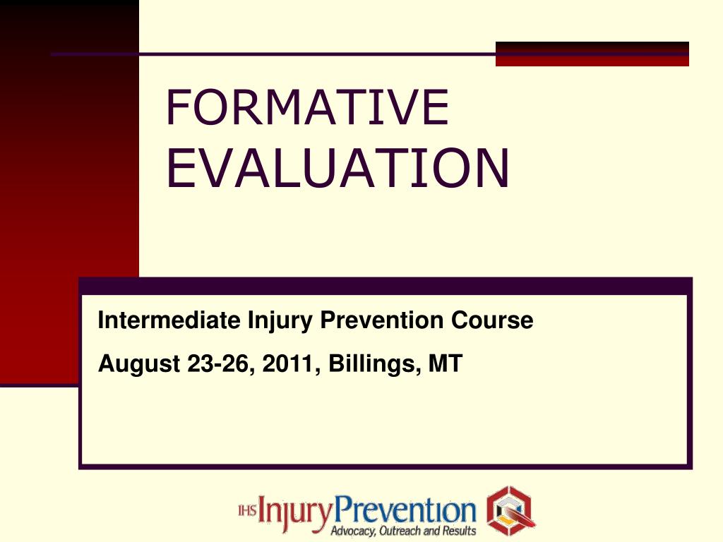 PPT - FORMATIVE EVALUATION PowerPoint Presentation, free download - ID ...