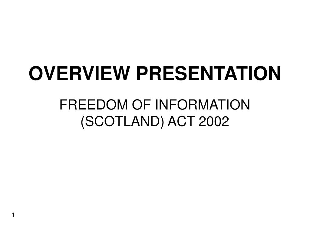 PPT - OVERVIEW PRESENTATION PowerPoint Presentation, free download - ID ...