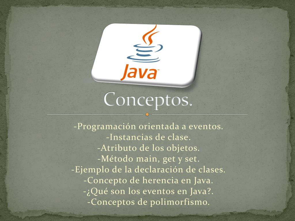 PPT - Conceptos. PowerPoint Presentation, free download - ID:6102736