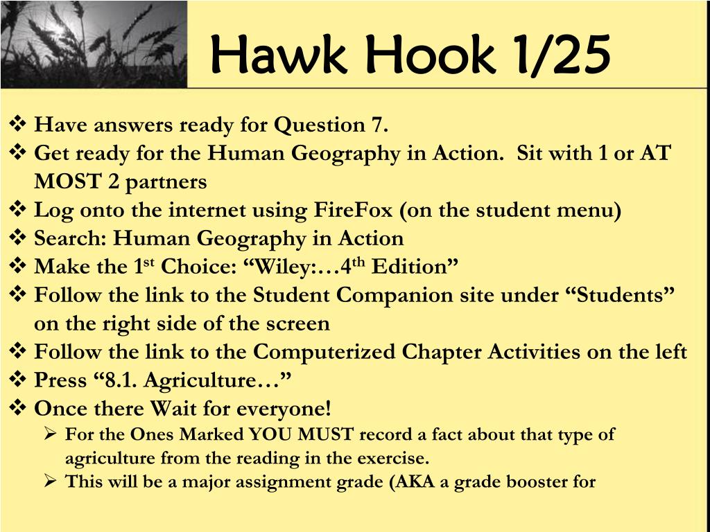 PPT - Hawk Hook 1/25 PowerPoint Presentation, free download - ID:6105513