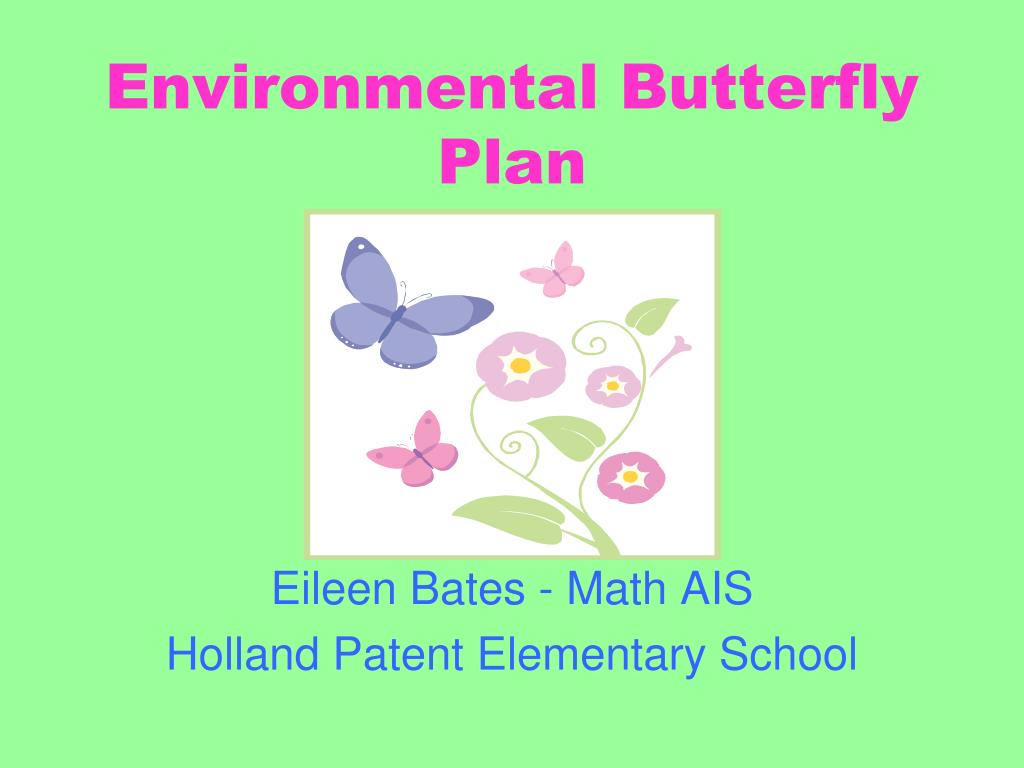 PPT - Environmental Butterfly Plan PowerPoint Presentation, free ...