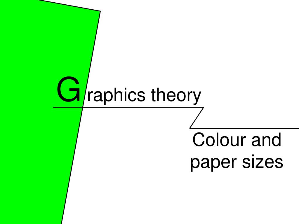PPT - Colour and paper sizes PowerPoint Presentation, free download ...