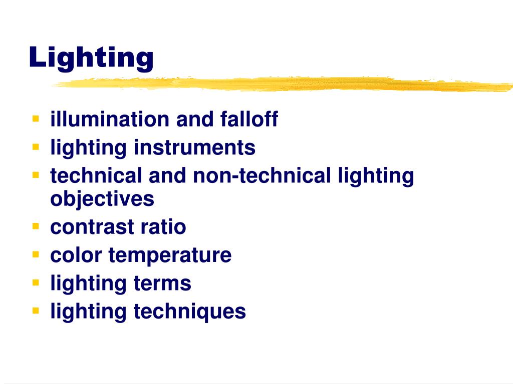 PPT - Lighting PowerPoint Presentation, free download - ID:6107607