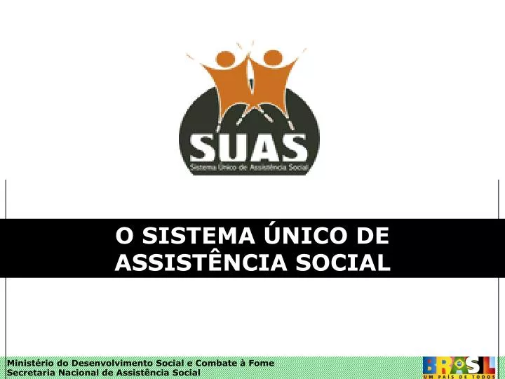 PPT - O SISTEMA ÚNICO DE ASSISTÊNCIA SOCIAL PowerPoint Presentation ...