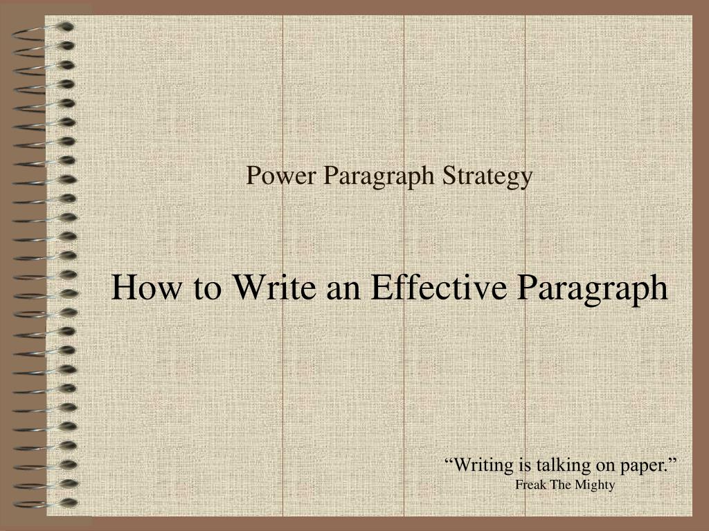 PPT - Power Paragraph Strategy PowerPoint Presentation, free download ...
