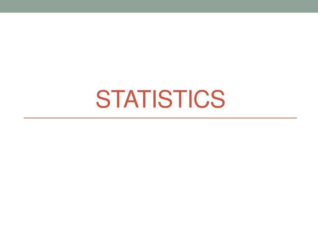 PPT - Statistics PowerPoint Presentation, free download - ID:6113867
