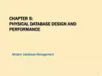 PPT - Chapter 5 Elements of Physical Design PowerPoint Presentation ...