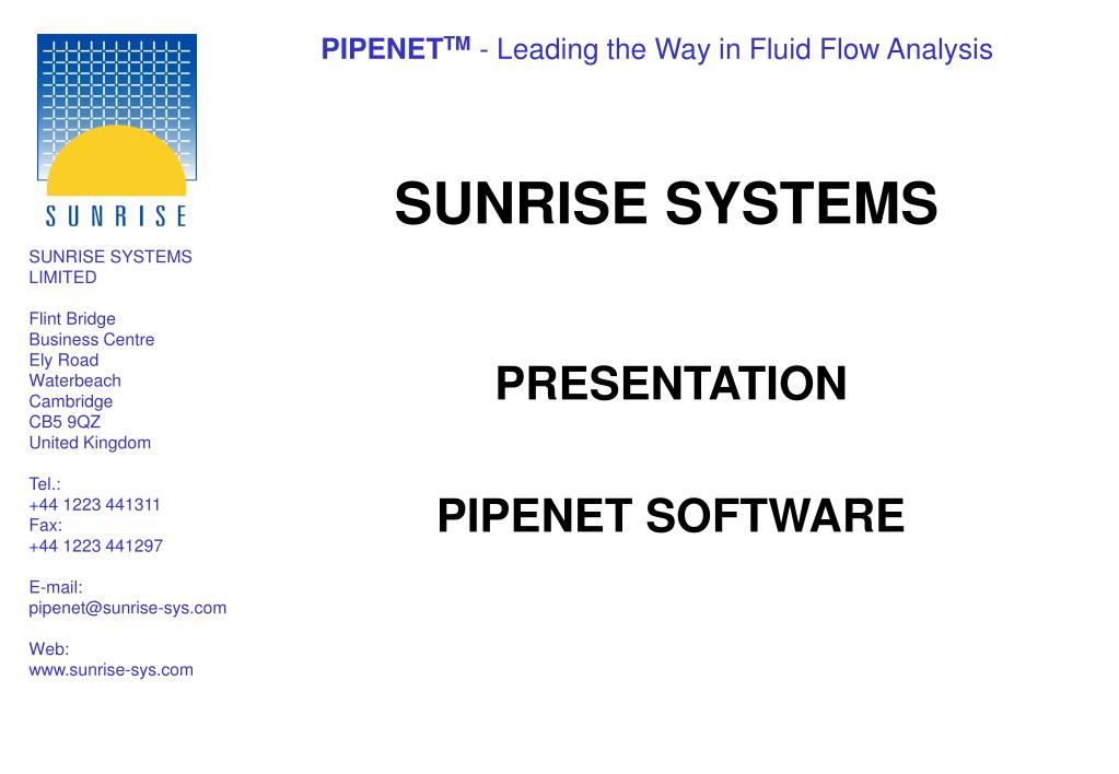 PPT - SUNRISE SYSTEMS PowerPoint Presentation, free download - ID:6115901