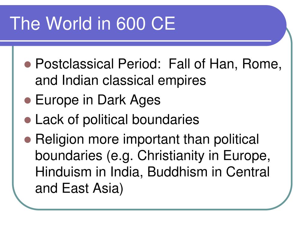 PPT - The World in 600 CE PowerPoint Presentation, free download - ID ...