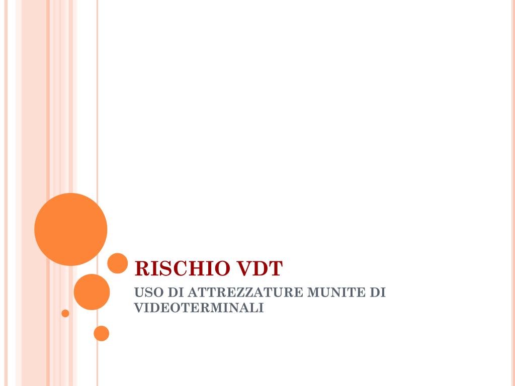 PPT - RISCHIO VDT PowerPoint Presentation, free download - ID:6119638