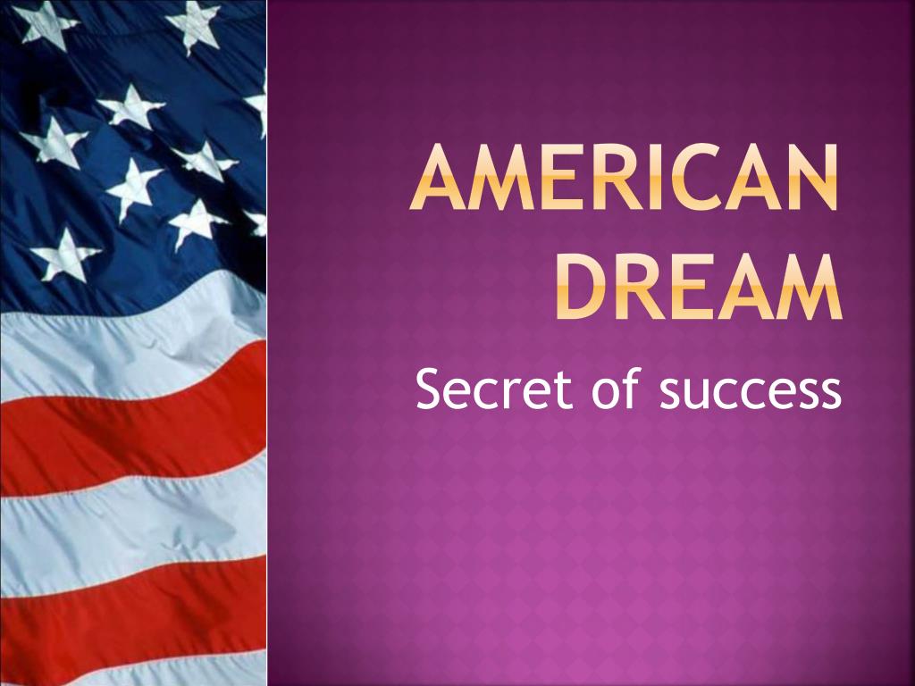PPT - American dream PowerPoint Presentation, free download - ID:6122033