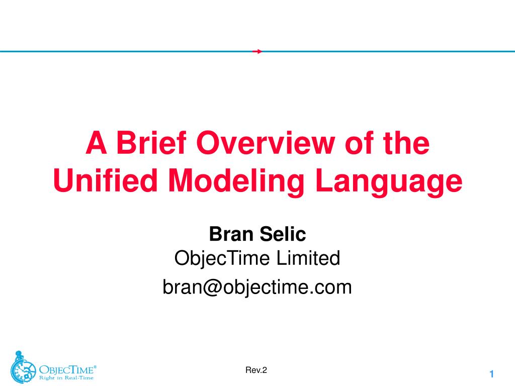 PPT - A Brief Overview of the Unified Modeling Language PowerPoint ...