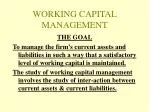 PPT - Working Capital Management PowerPoint Presentation, free download ...