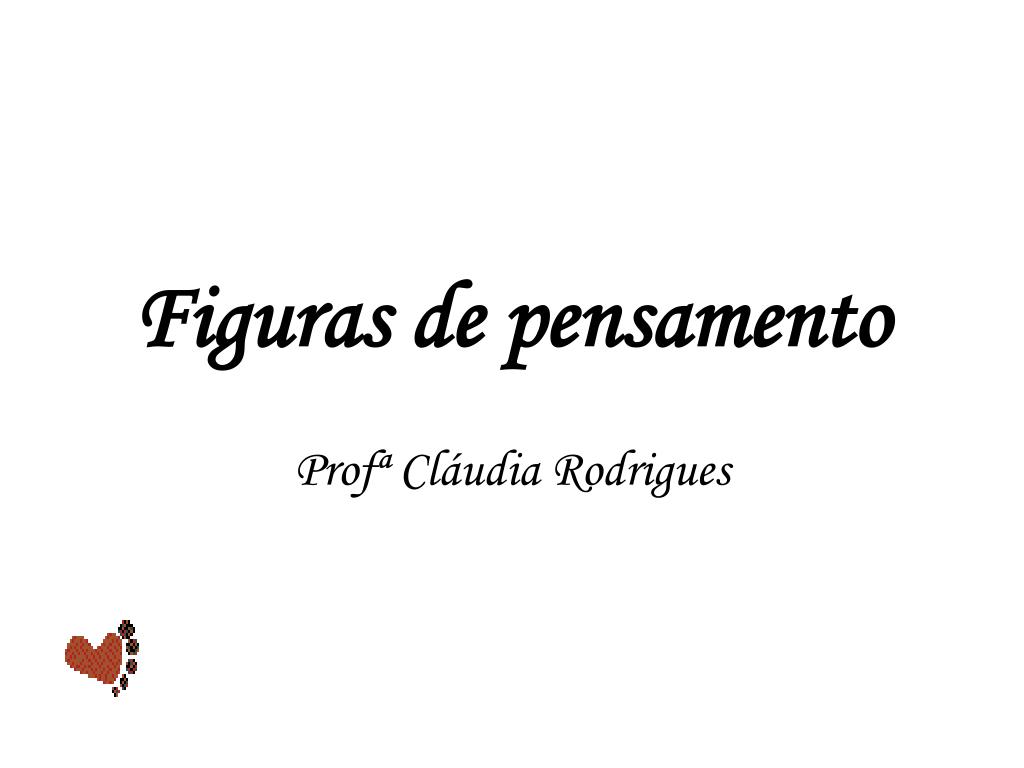 PPT - Figuras de pensamento PowerPoint Presentation, free download - ID ...
