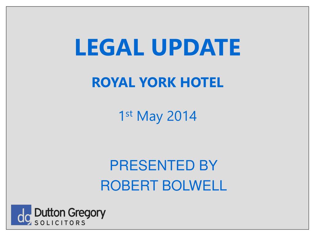 PPT - LEGAL UPDATE PowerPoint Presentation, free download - ID:6133169