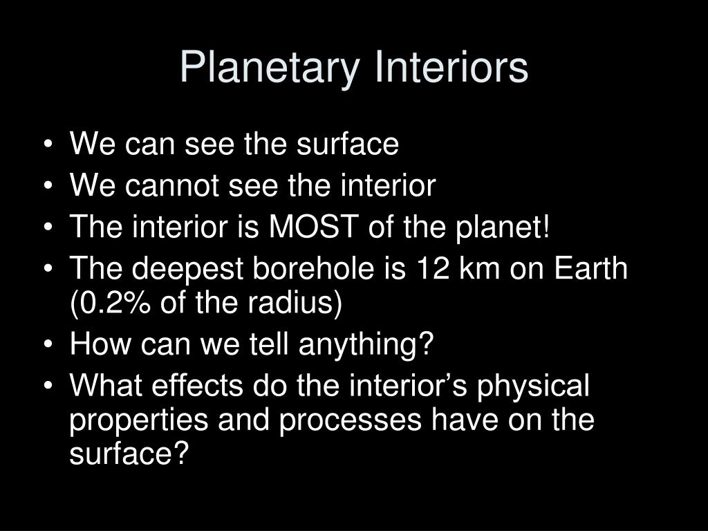 PPT - Planetary Interiors PowerPoint Presentation, free download - ID ...