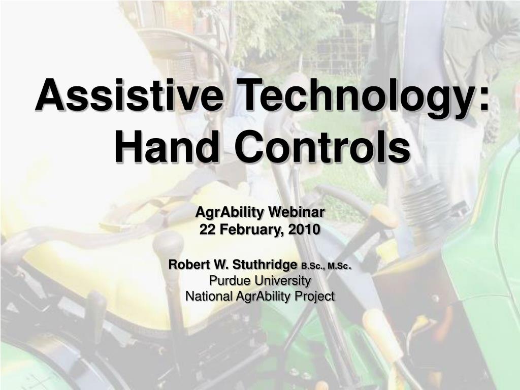 PPT - Assistive Technology: Hand Controls PowerPoint Presentation, free ...