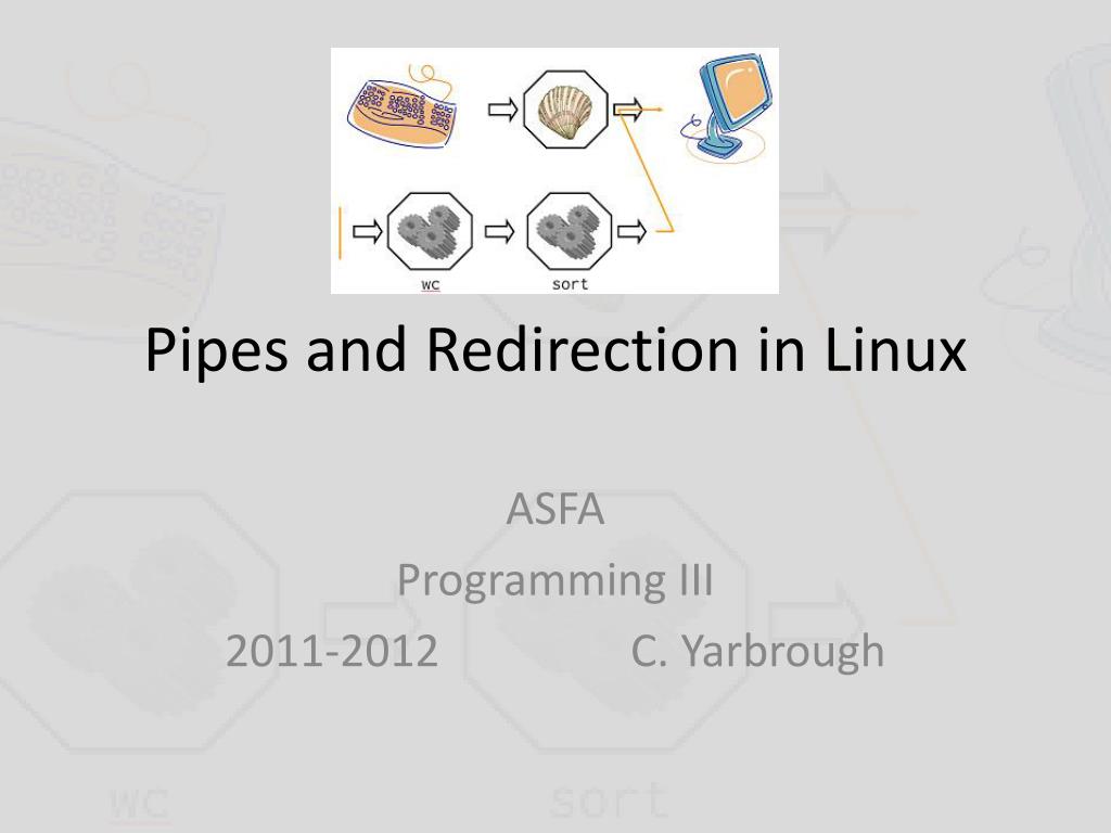 PPT - Pipes and Redirection in Linux PowerPoint Presentation, free ...