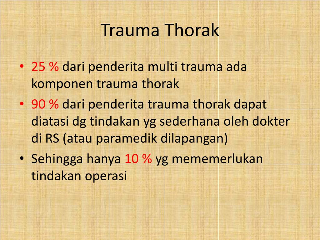 PPT - Trauma Thorak PowerPoint Presentation, free download - ID:6138248