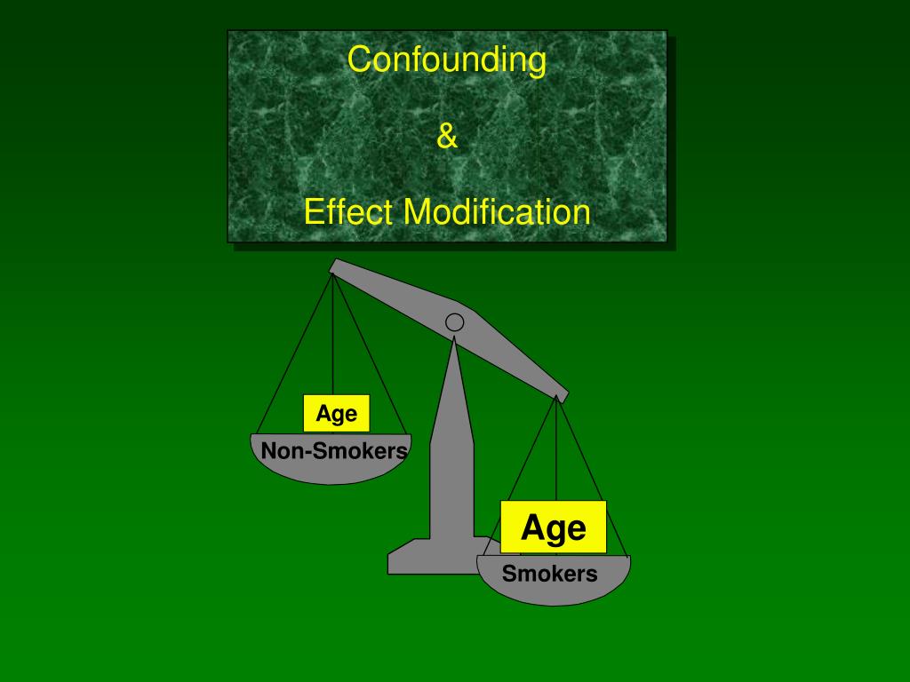 PPT - Confounding & Effect Modification PowerPoint Presentation - ID ...
