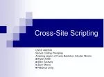 PPT - Cross-Site Scripting Attack (XSS) PowerPoint Presentation, free ...