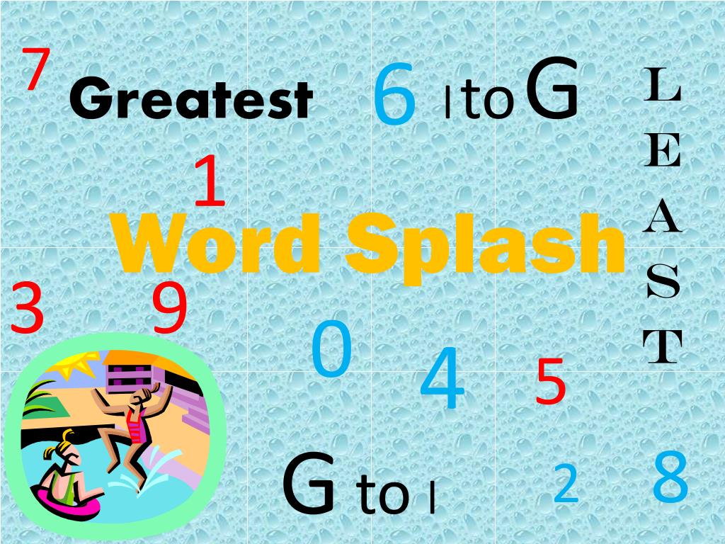 PPT - Word Splash PowerPoint Presentation, free download - ID:6144034