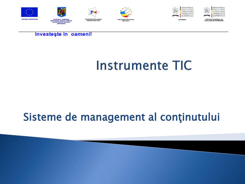 PPT - Instrumente TIC PowerPoint Presentation, free download - ID:6145433