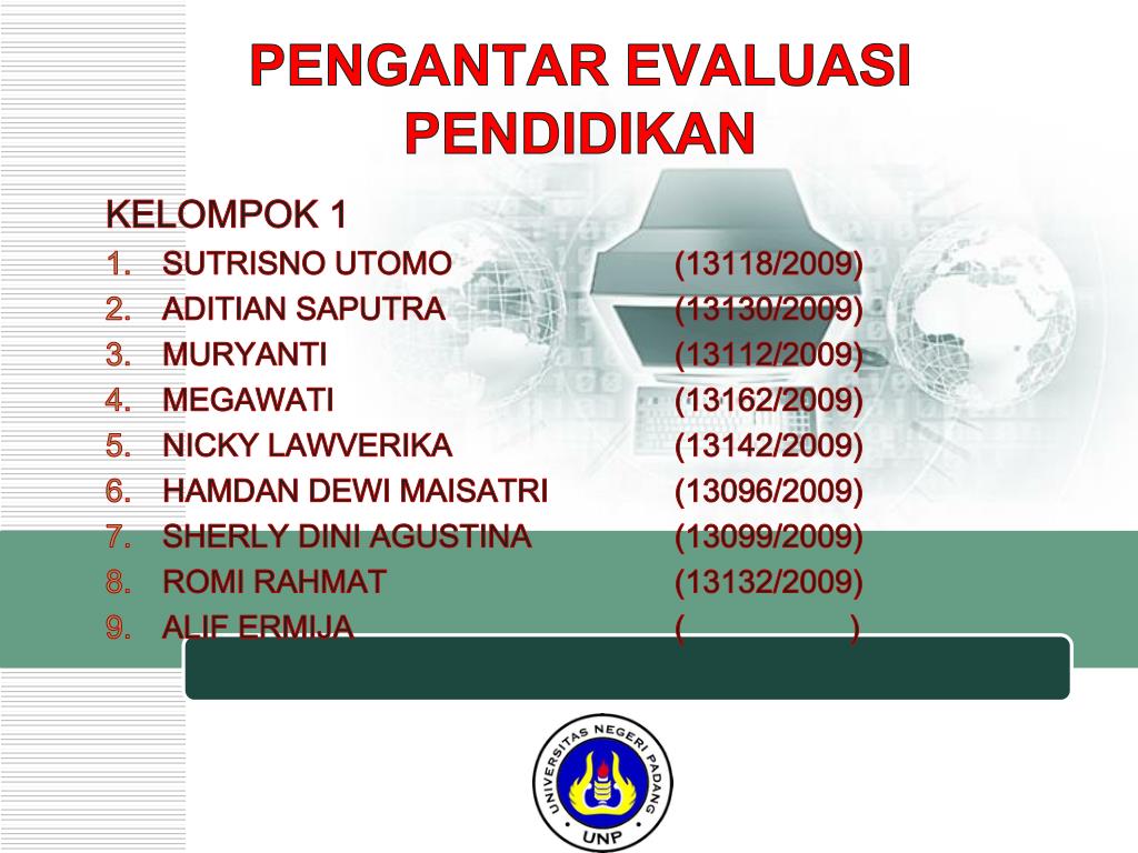 PPT - PENGANTAR EVALUASI PENDIDIKAN PowerPoint Presentation, free download - ID:6146500