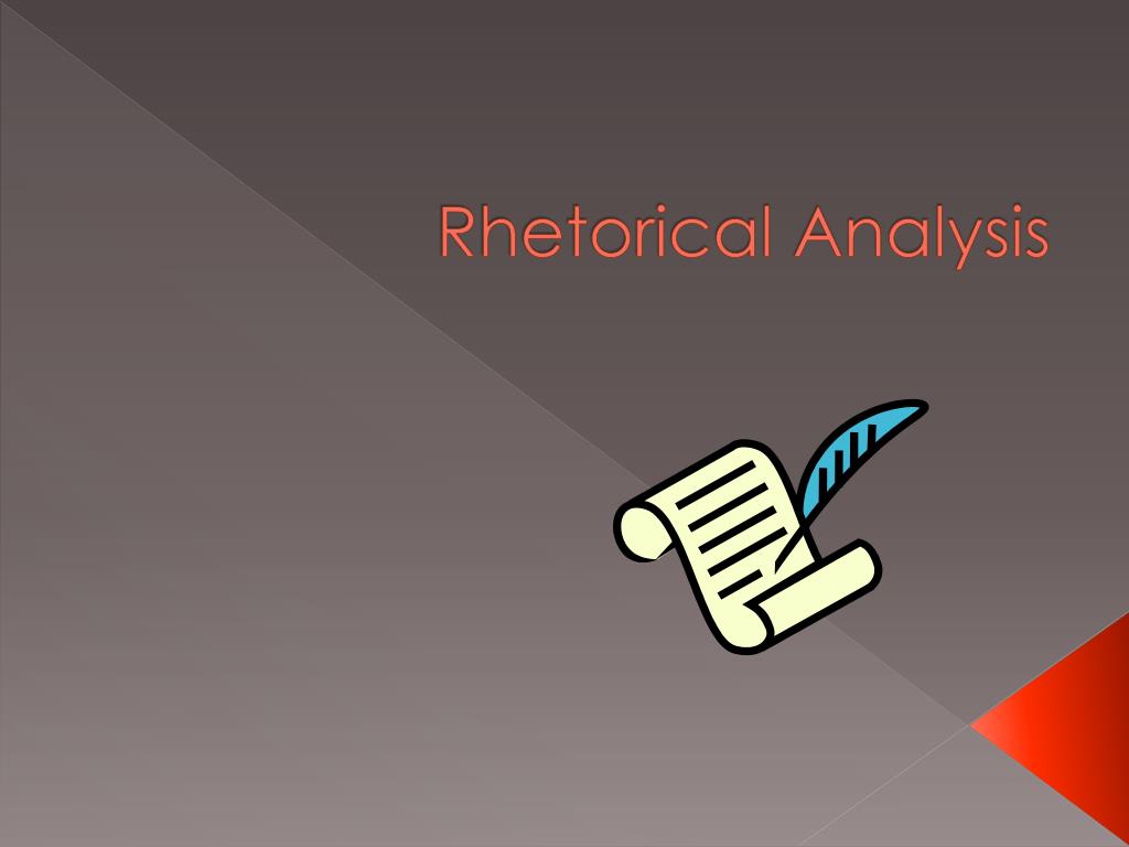PPT - Rhetorical Analysis PowerPoint Presentation, free download - ID ...