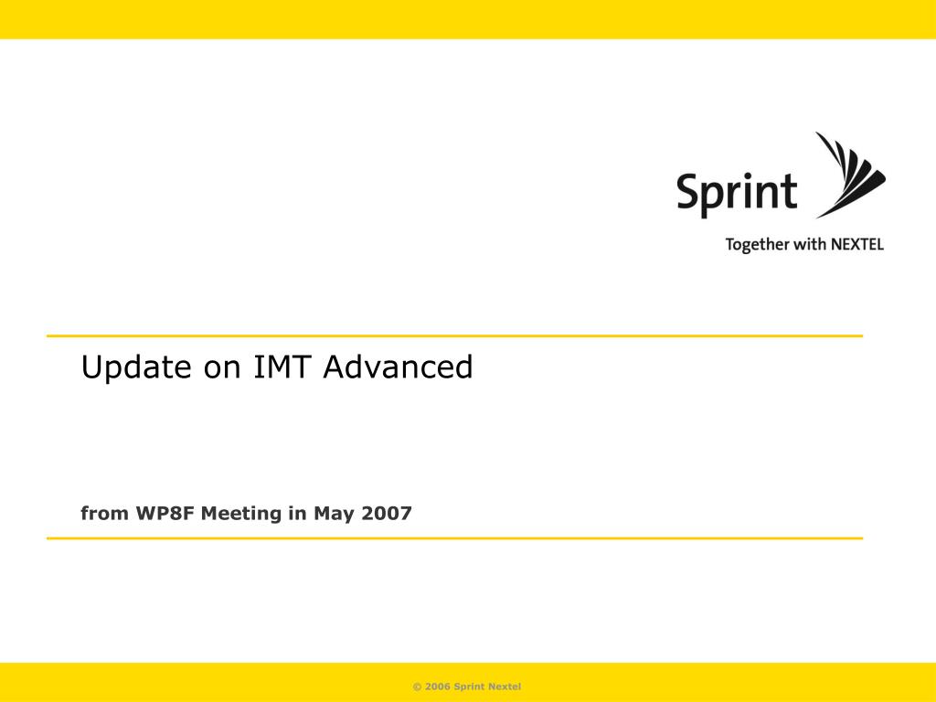 PPT - Update on IMT Advanced PowerPoint Presentation, free download ...