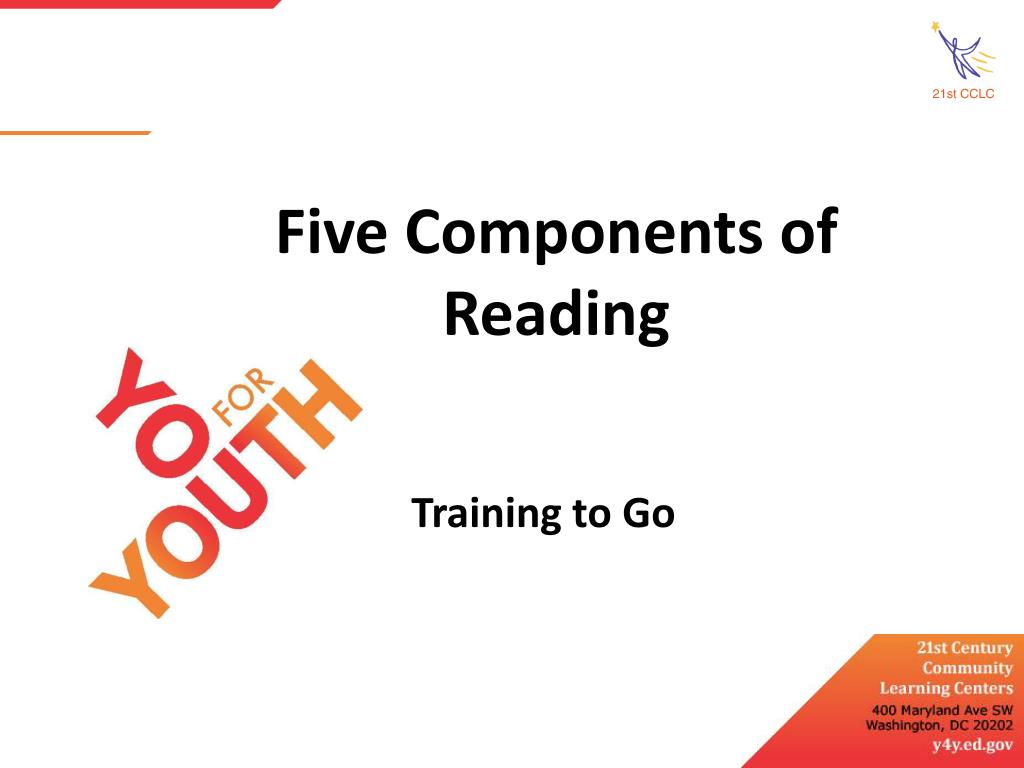 PPT - Five Components of Reading PowerPoint Presentation, free download ...