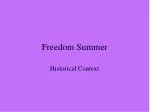 PPT - Freedom Summer PowerPoint Presentation, free download - ID:1735907