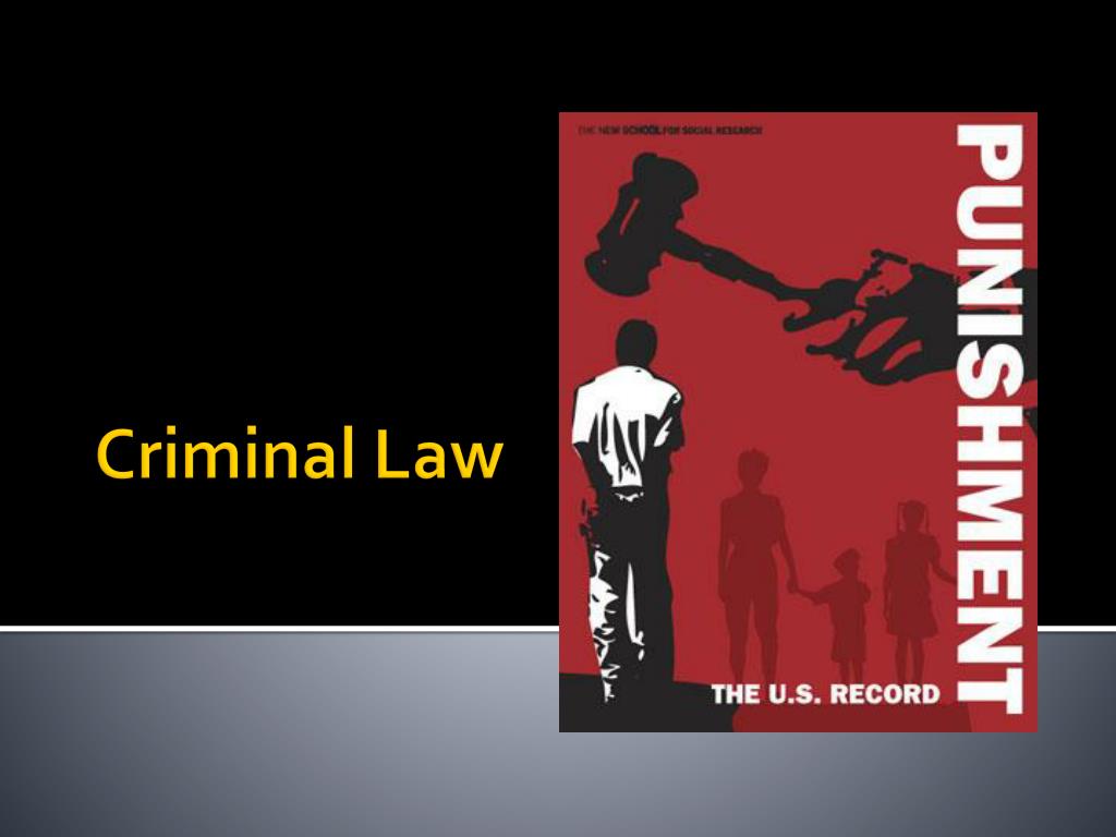 PPT - Criminal Law PowerPoint Presentation, free download - ID:6151957
