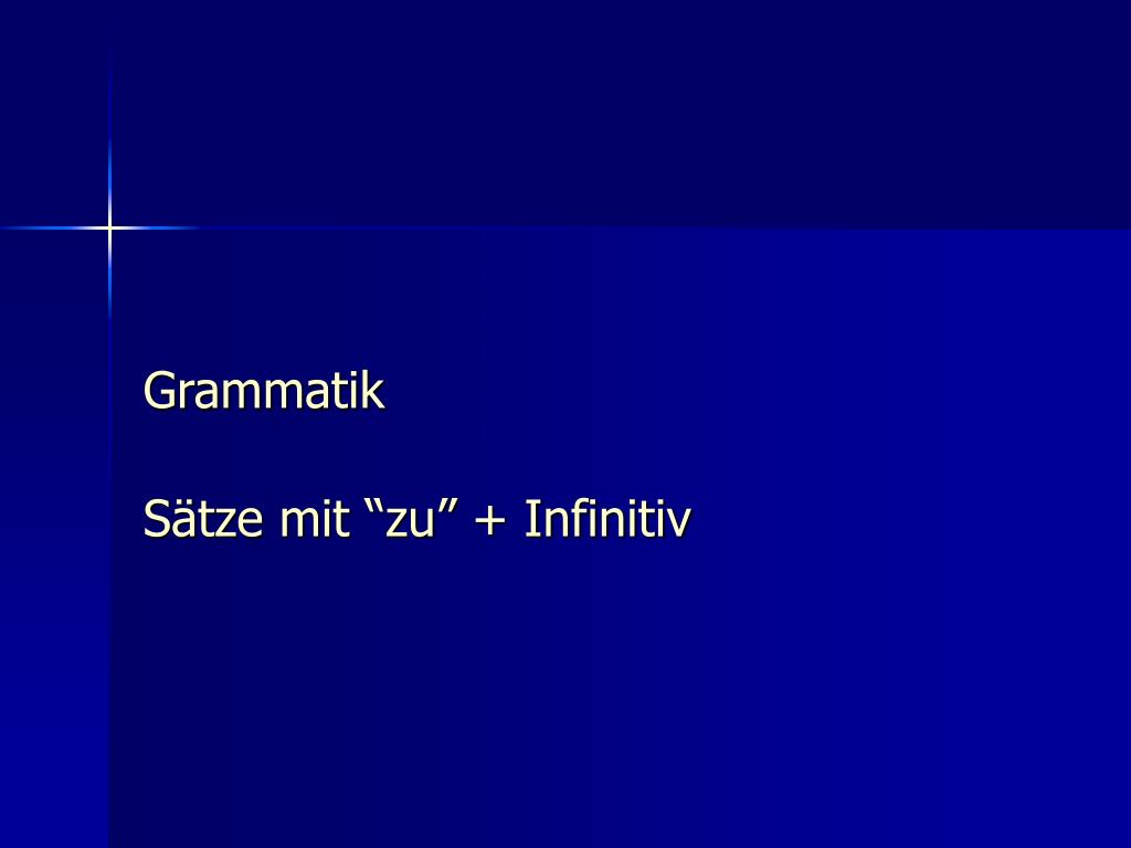 PPT - Grammatik PowerPoint Presentation, free download - ID:6153408