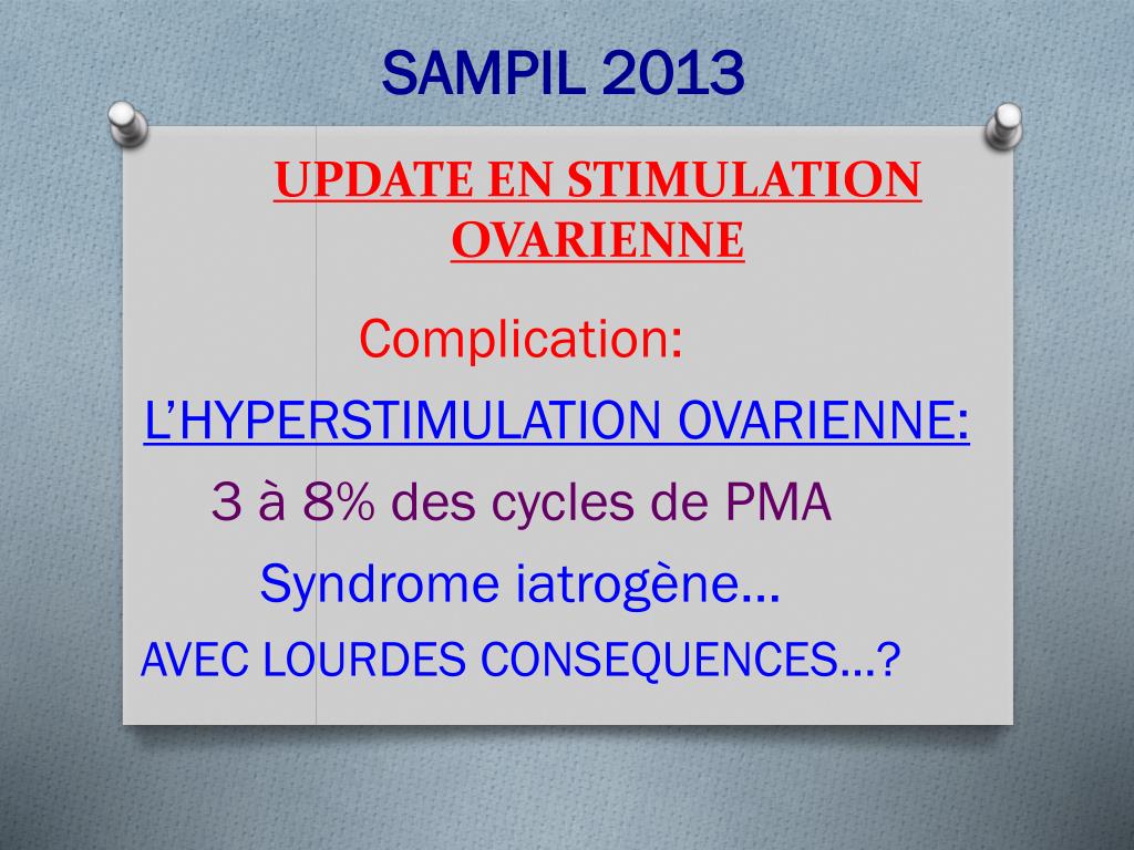 PPT - UPDATE EN STIMULATION OVARIENNE PowerPoint Presentation, free ...